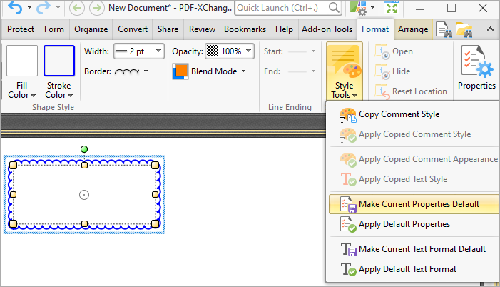 PDF-XChange Co Ltd :: Knowledge Base :: How do I set the default style of annotations in PDF ...